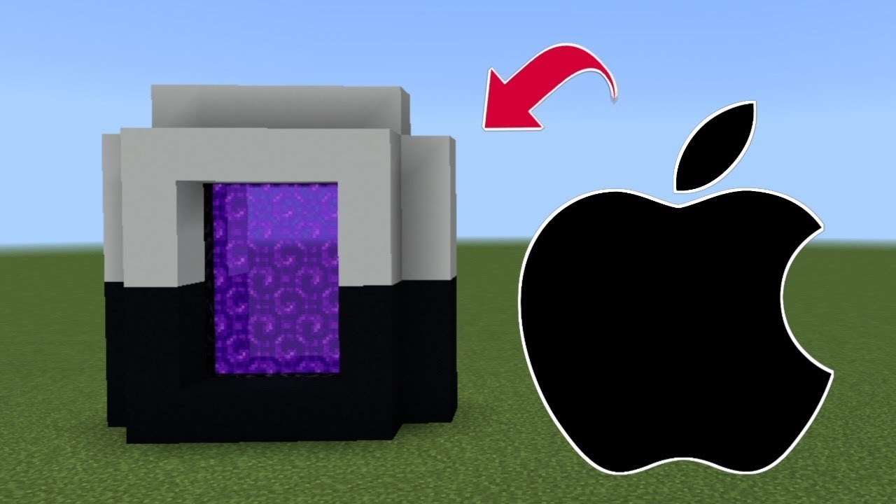 Membuat Portal Apple Store ~ Minecraft PE - YouTube