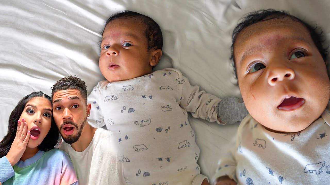 Baby Alijah talks at 2 months.. *shocking* - YouTube