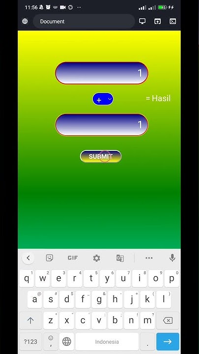 Cara Membuat Kalkulator Sederhana HTML CSS JAVASCRIPT - YouTube