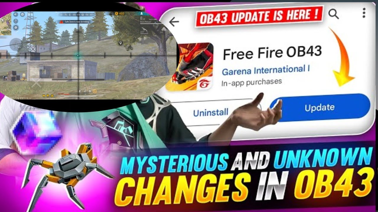 Things You Don't Know About OB.43 Update😍🔥 || Garena Free Fire scope zoom 🤔 - YouTube