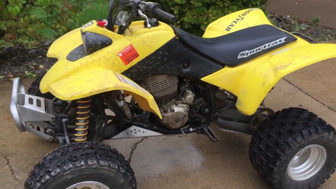 400ex 2002 #53 yellow nice tires rims clean good runner - YouTube