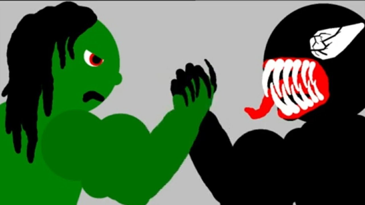 The Incredible She-Hulk vs Venom ( ANIMATION ) ARM WRESTLING - YouTube