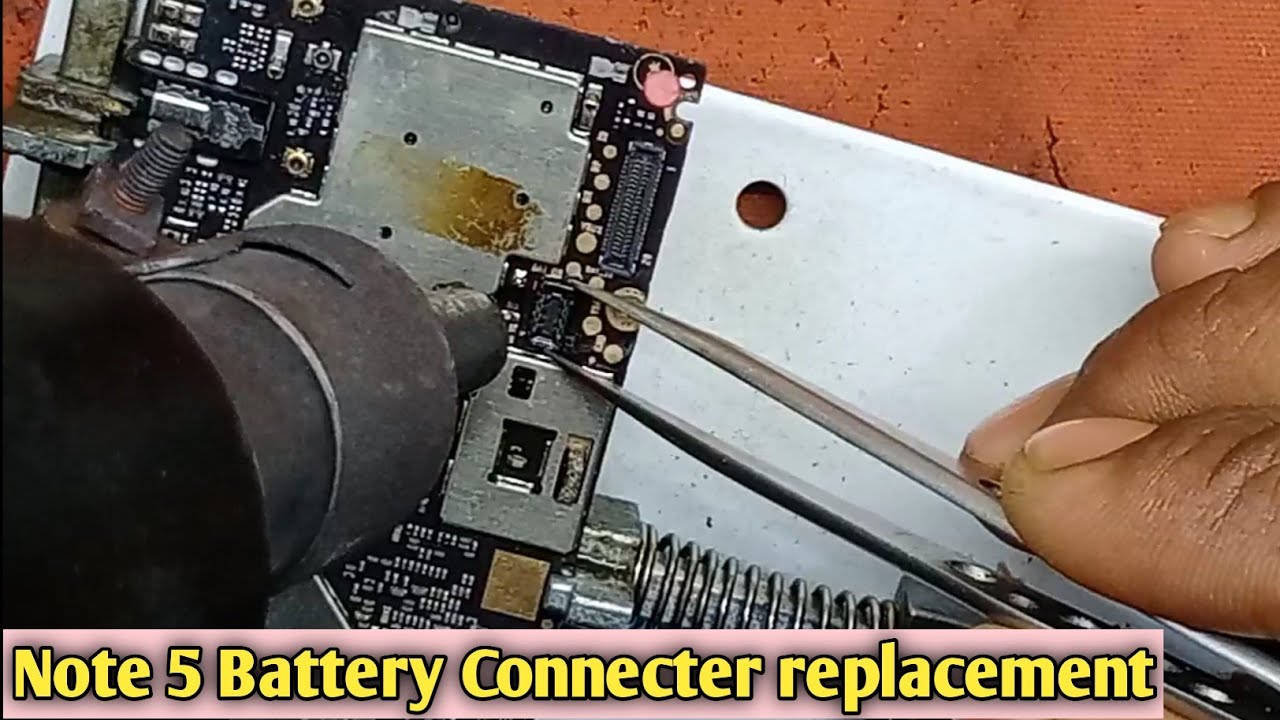 Redmi Note 5 Battery Connecter replacement || Esey Solution - YouTube