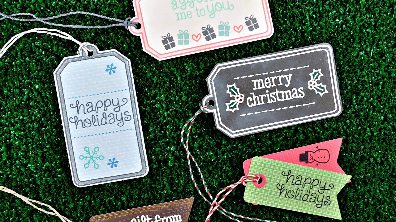 Intro Winter Gifts & Tag, You're It + 5 easy gfit tags from start to ...