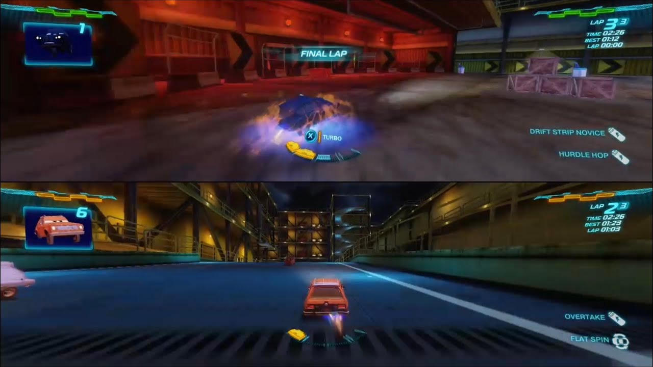 Cars 2 The Video Game | Tomber Vs Grem - Oil Rig Run | - YouTube