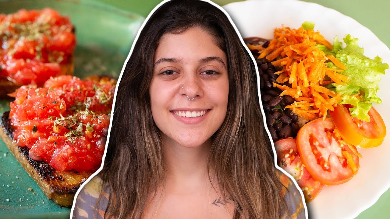 O QUE COMO EM UM DIA | VEGANO E PRÁTICO! - YouTube