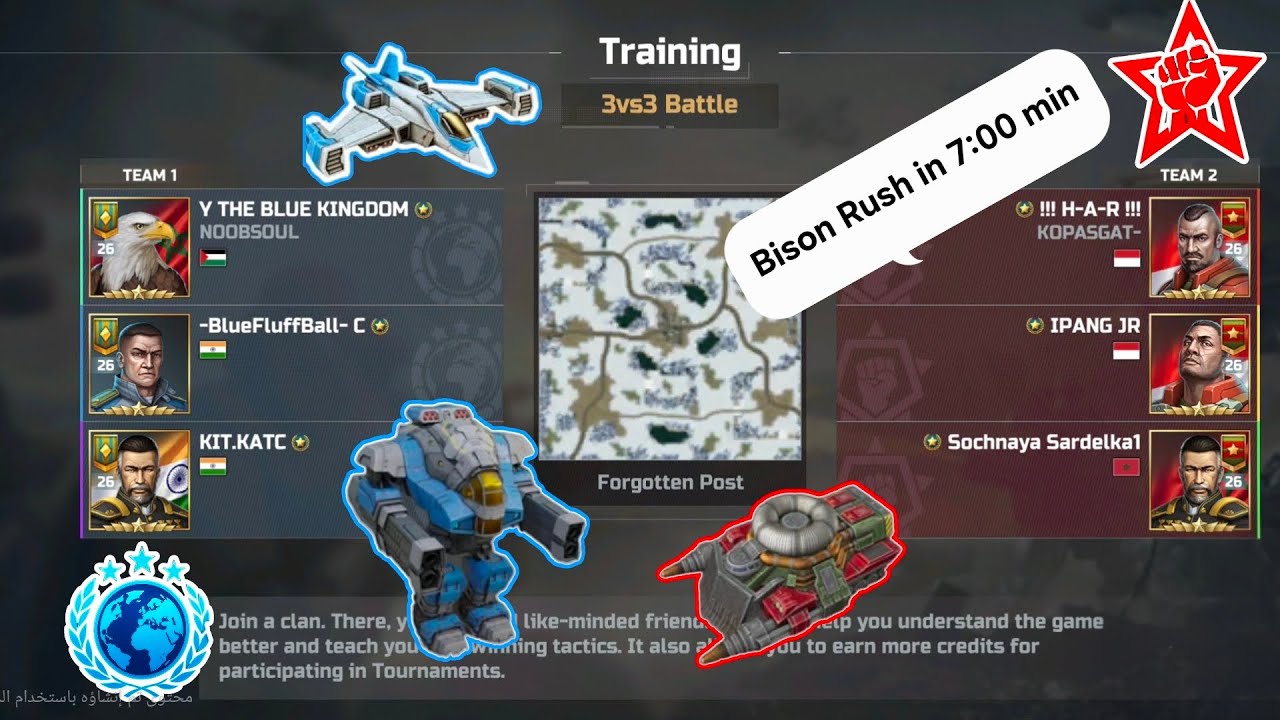 Art of war 3 || Bison Rush || 3Vs3 - YouTube