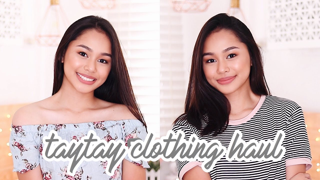 Taytay Try-On Clothing Haul 2018! | ThatsBella - YouTube