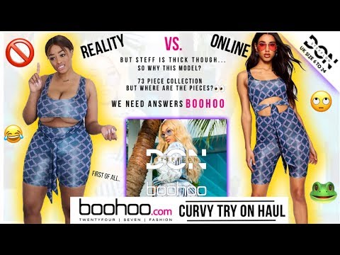 STEFFLON DON X BOOHOO PLUS SIZE/CURVY TRY ON HAUL