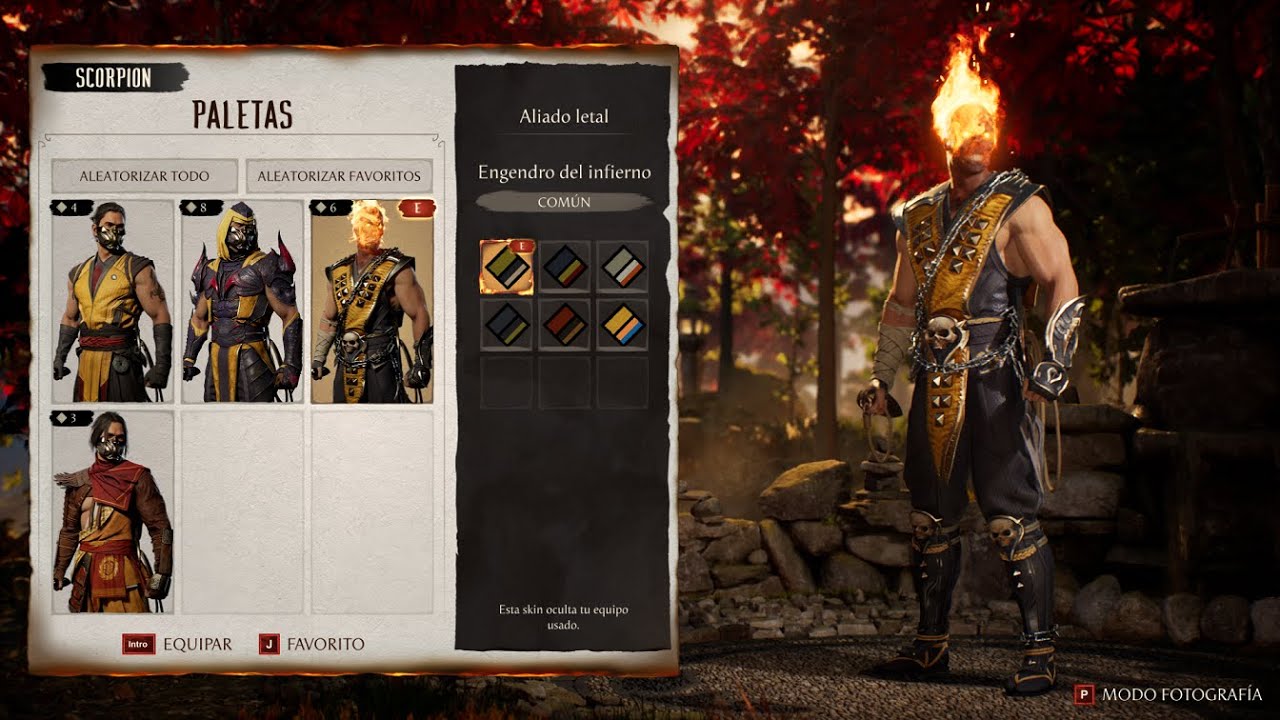 PROBANDO LA NUEVA SKIN DE SCORPION | MORTAL KOMBAT 1 - YouTube