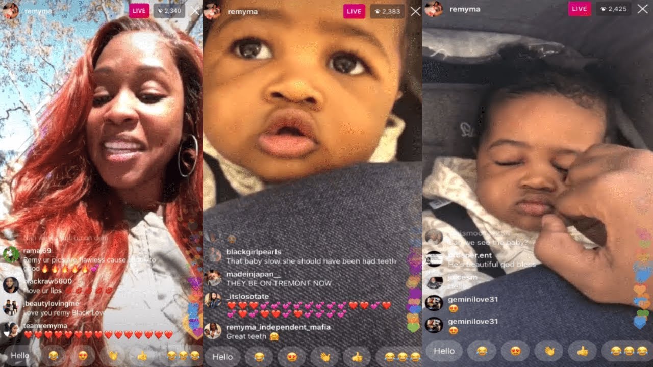 Remy Ma And Her Baby w/ Papoose Reminisce Mackenzie At The Park Pt. 2 ...