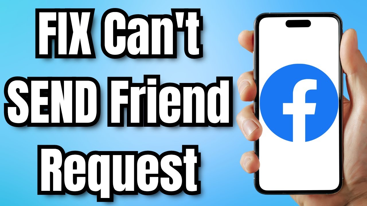 How to FIX WHY You Cant SEND Friend Request on FACEBOOK - YouTube