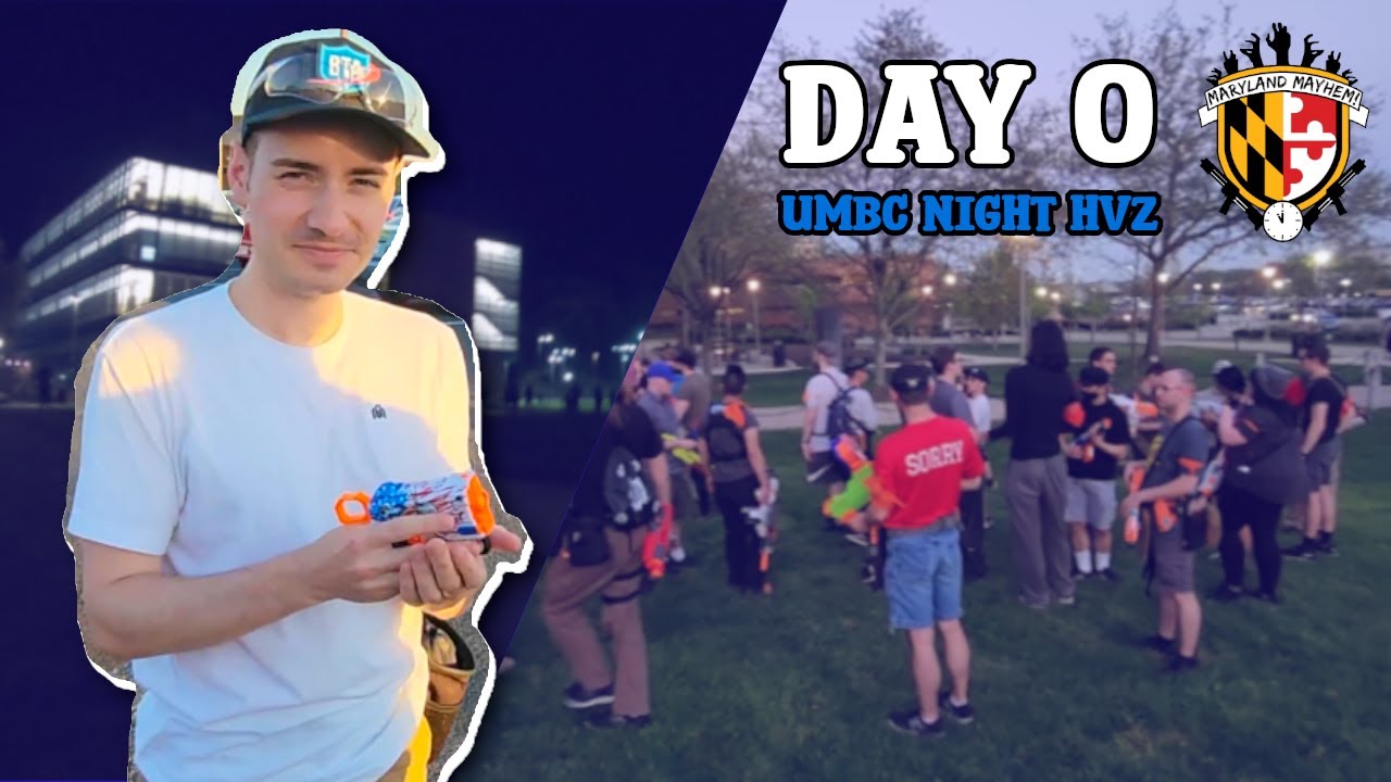 UMBC Thursday Night HvZ - Maryland Mayhem 2023 Vlog - YouTube
