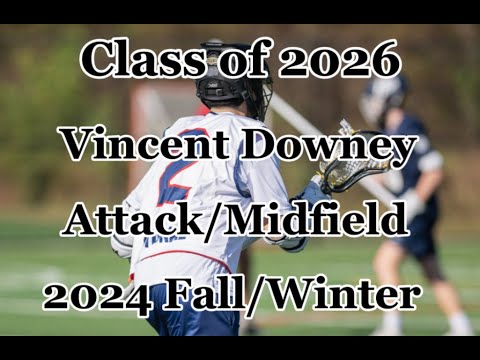 Vincent Downey 26’ 2024 Fall/Winter Highlights - YouTube