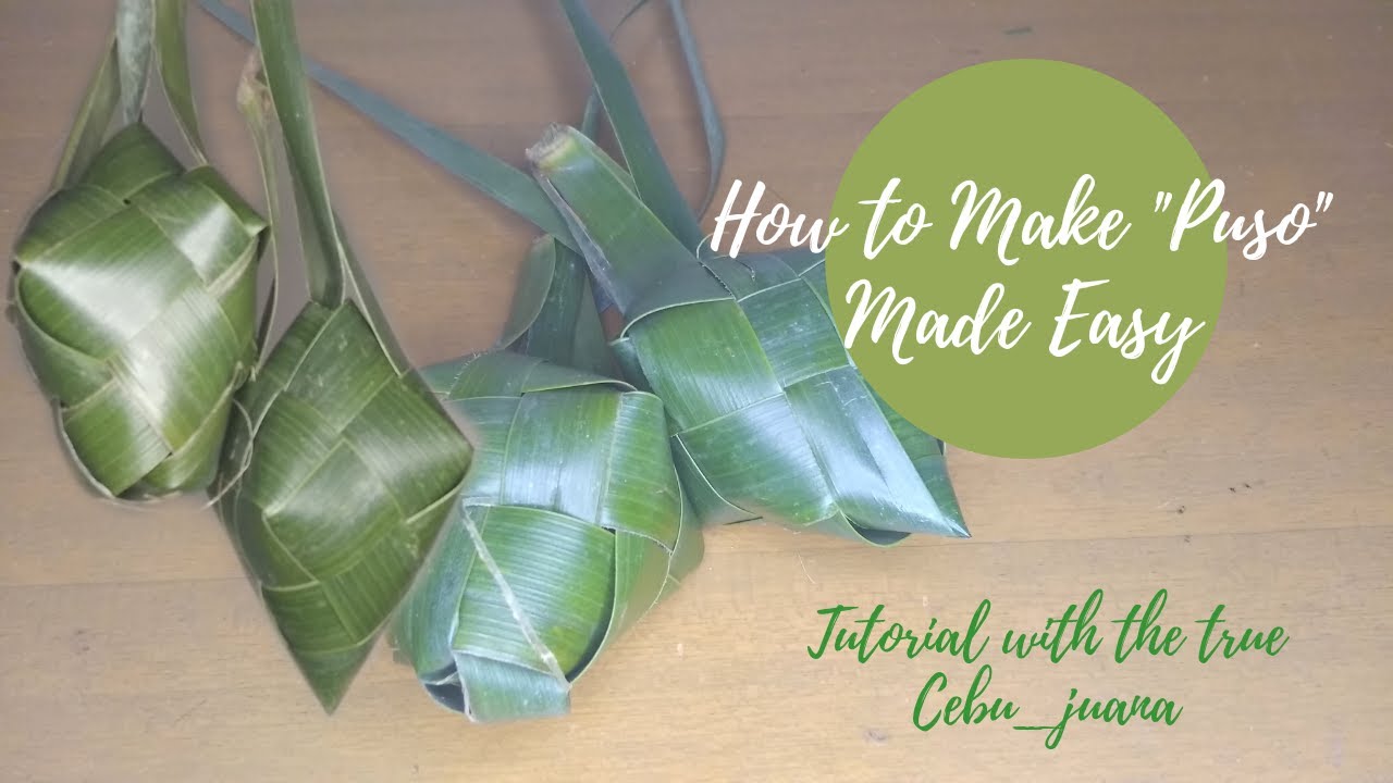 How to Make Puso Made Easy | Hanging Rice Making | Easy Puso Step by ...