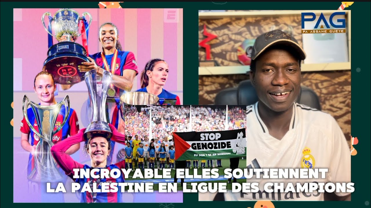 Incroyable et Lyon qui soutiennent la P@lestine en plein final de ligue ...