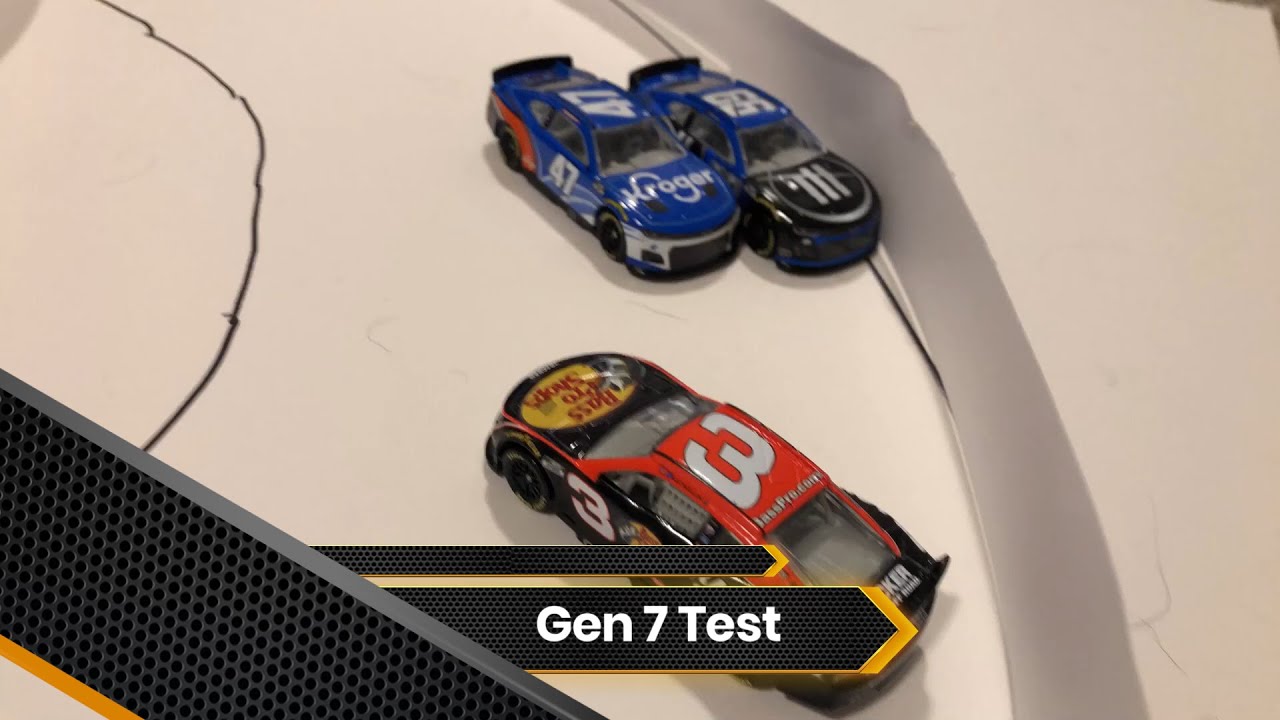 Nascar Stop Motion: Giant Test Session Crash - YouTube