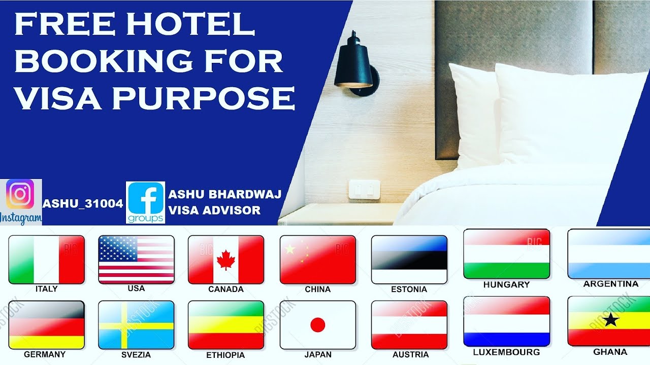 DUMMY HOTEL BOOKING FOR VISA PURPOSE @CHEAPTRAVELER - YouTube