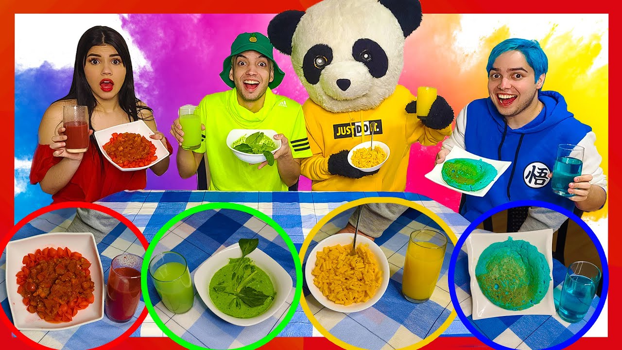 24 HORAS COMIENDO Y VIVIENDO EN UN MUNDO DE COLORES - Yolo Aventuras ...