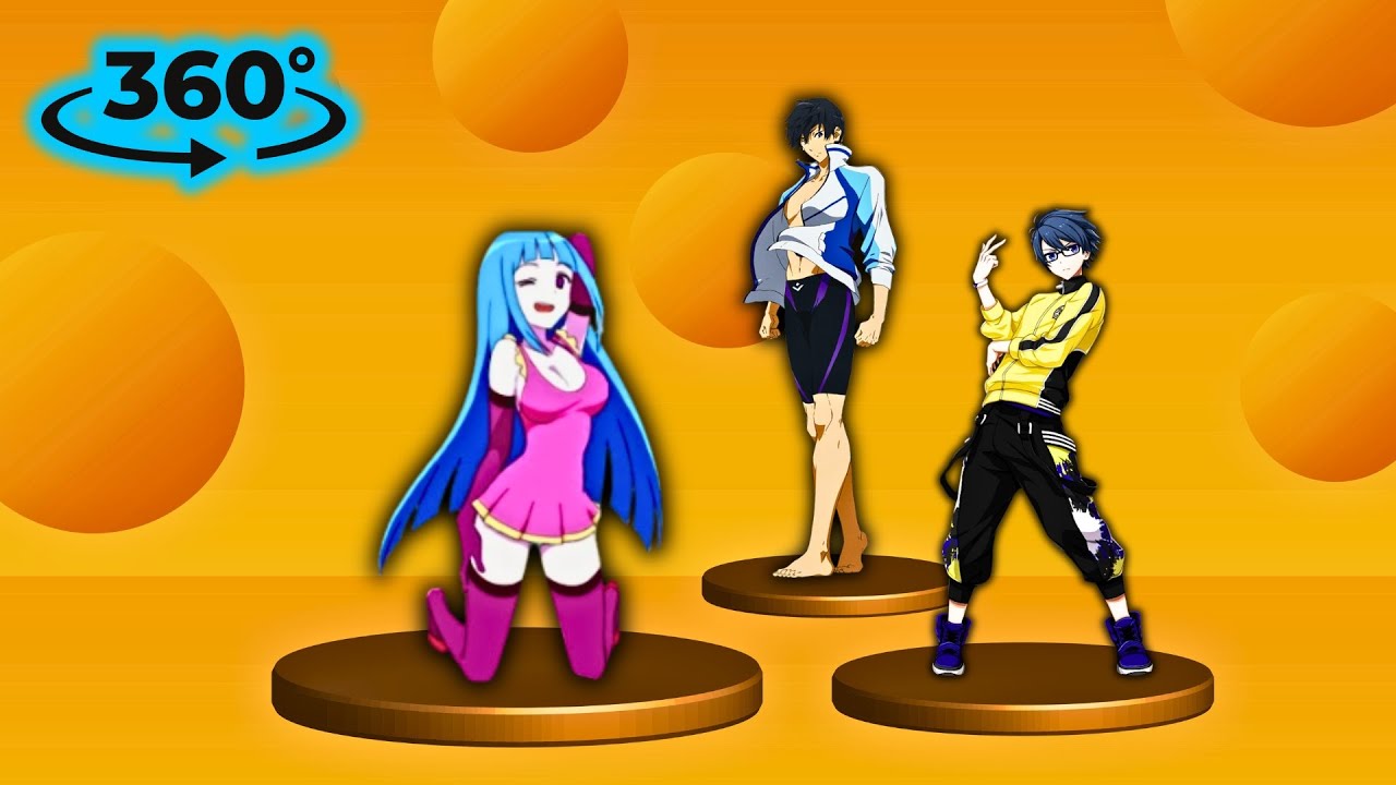 💥 360°VR Dancing Shikanoko Nokonoko Koshitantan and his friends anime ...