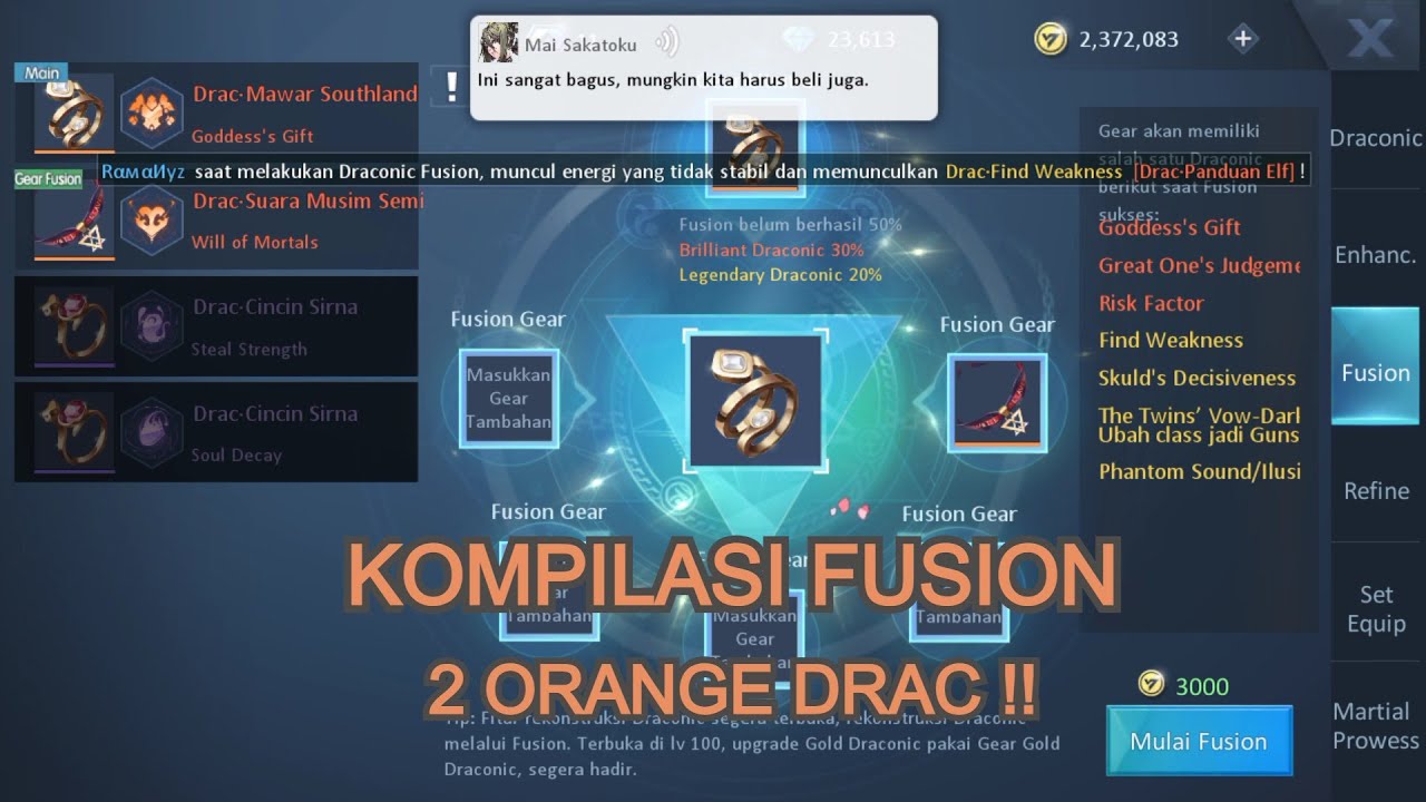 Dragon Raja SEA - Some Of The Most Thrilling Fusion 2 Orange Drac ...