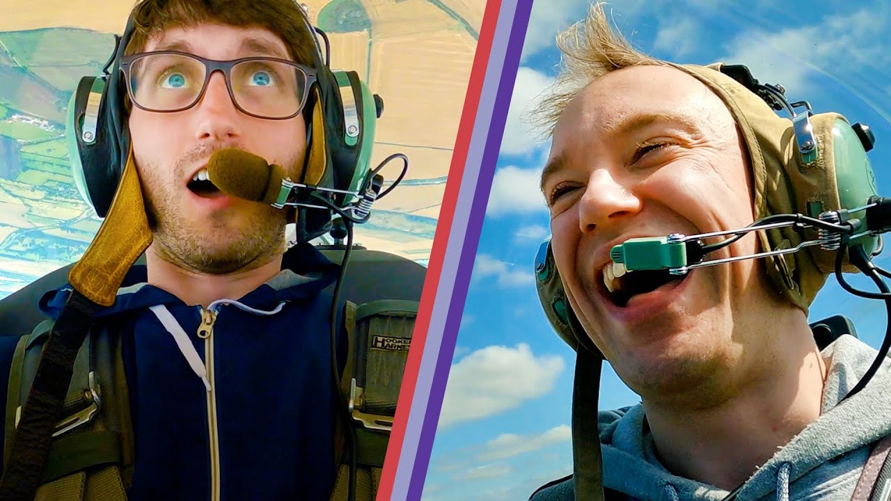 I tried aerobatics with Jay Foreman and neither of us could handle it ...