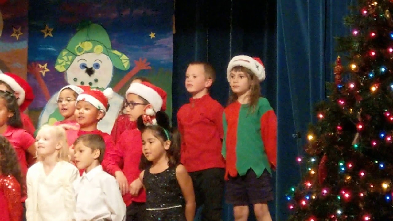 Jett 1st grade Christmas musical - YouTube