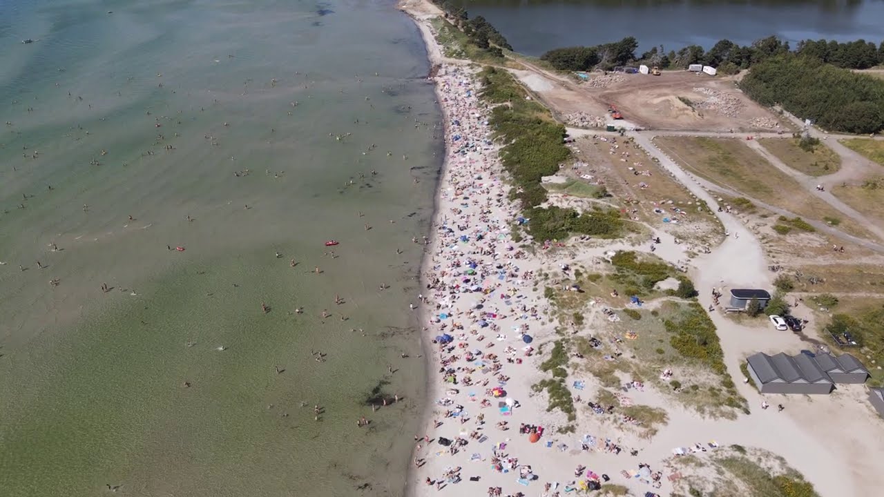 Lomma Beach from above - Drone 4K - YouTube