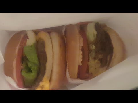 In and Out Double Double animal style burger + Neopolitan shake review ...