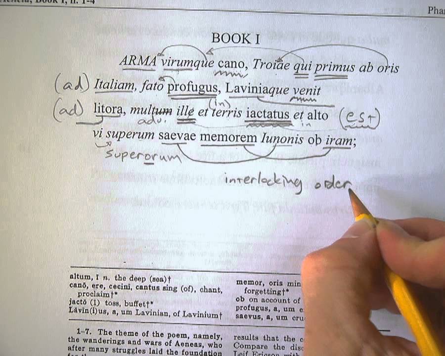 1B, AP Latin Vergil Lesson 1 BK1 4 to 7 - YouTube