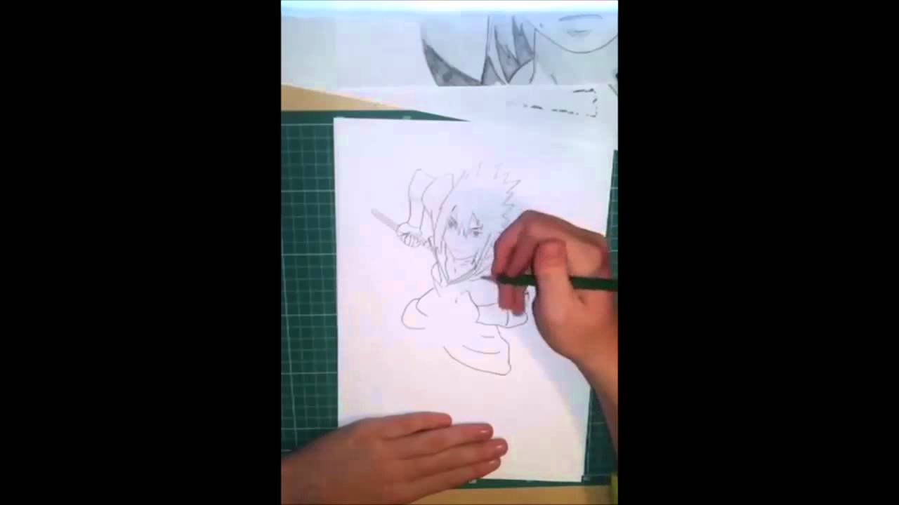 how to draw taka sasuke - YouTube