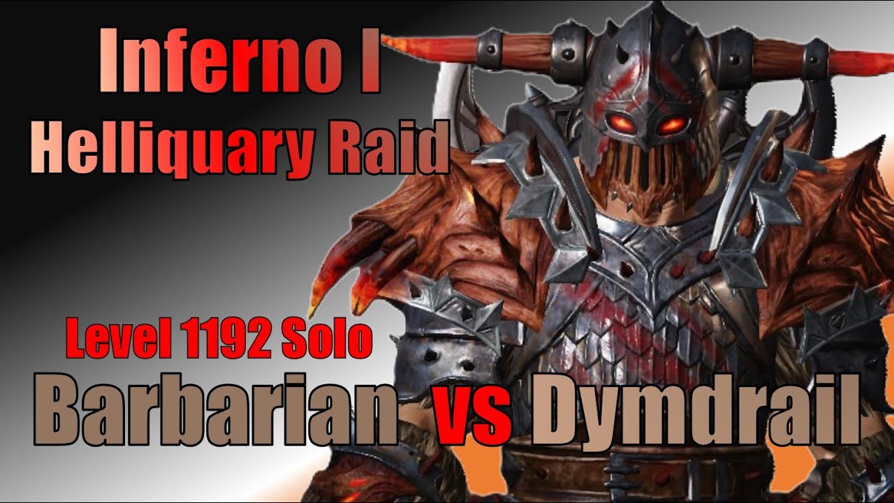 Diablo Immortal Level 1192 Barbarian Inferno I Difficulty Solo ...
