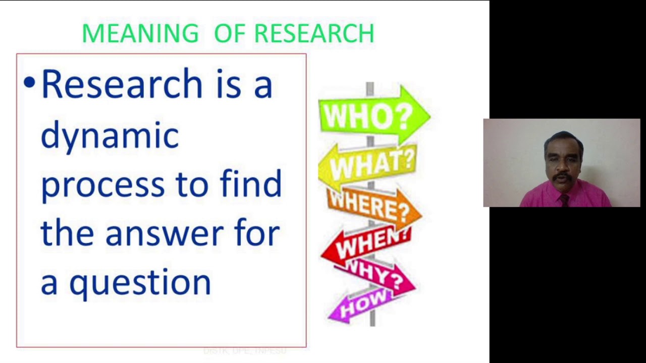 Research Definition and Meaning Illustrated STK - YouTube