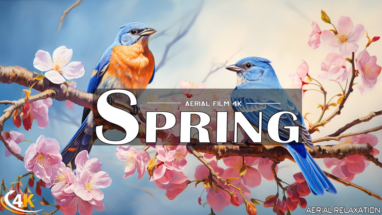 Enchanting Spring Forests with Beautiful Piano Music 🌷 4K Spring ...