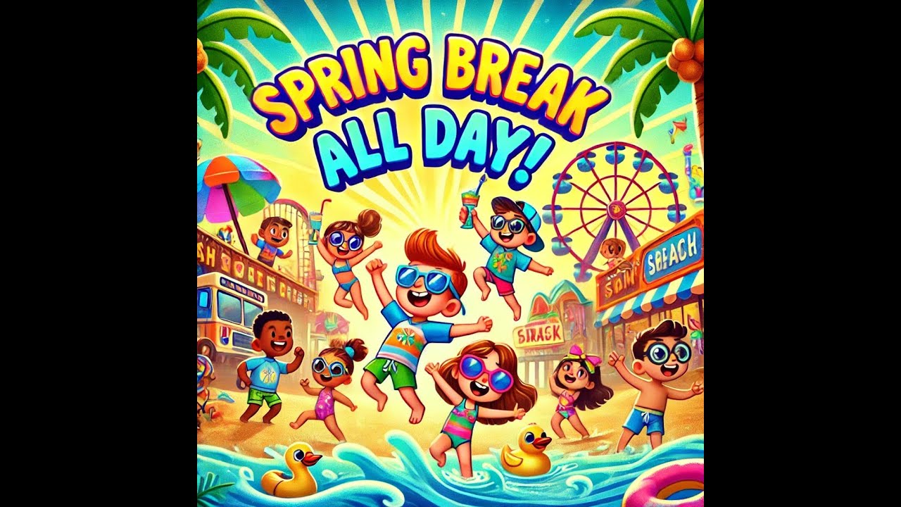 Spring Break All Day! 🌞🎶 The Ultimate Fun & Catchy Kids' Song! - YouTube