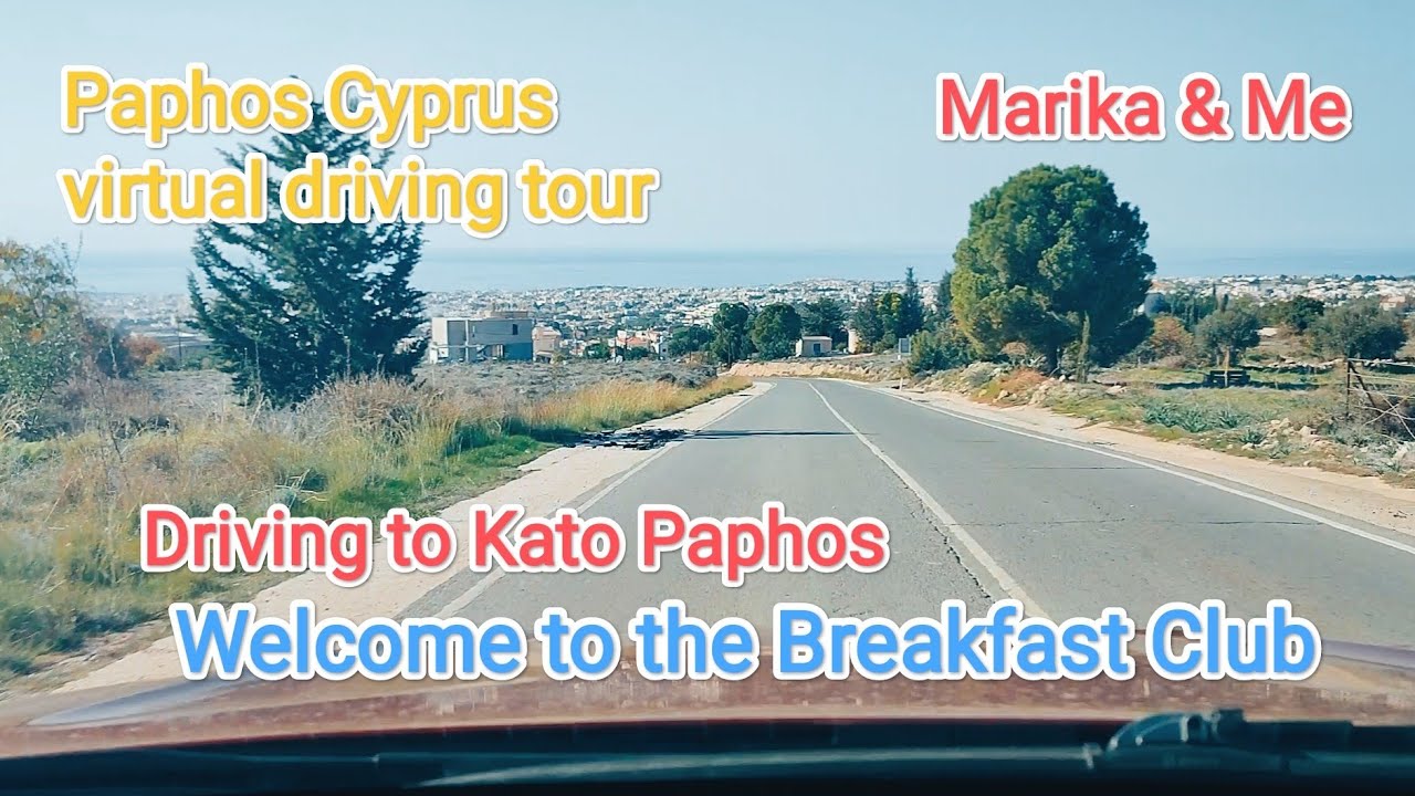 Driving to downtown Kato Paphos "The Update".. Paphos Cyprus - YouTube