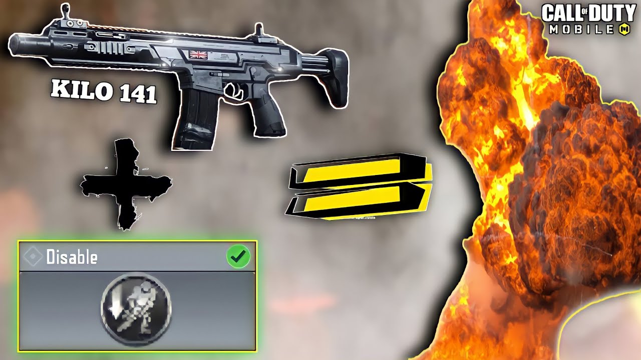 BEST KILO 141 GUNSMITH WITH DISABLE PERK | kilo + disable = Destruction ...