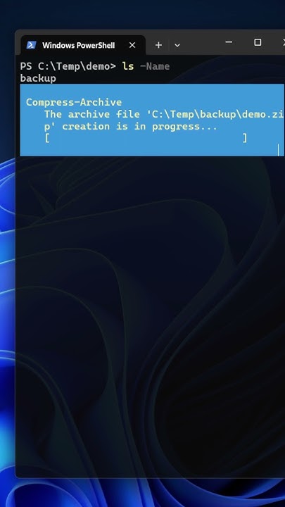 Powershell Easy File Backup And Compression Beginner Powershell Cmd Sysadmin Youtube