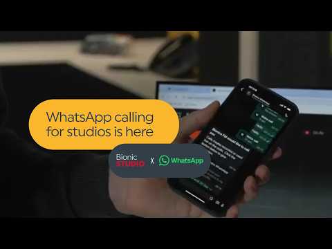 WhatsApp calling for radio studios is here