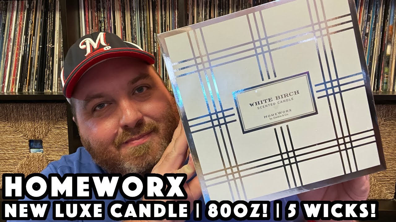 NEW Homeworx by Slatkin & Co. Luxe Candle | 80oz 5 Wicks! | Christmas ...
