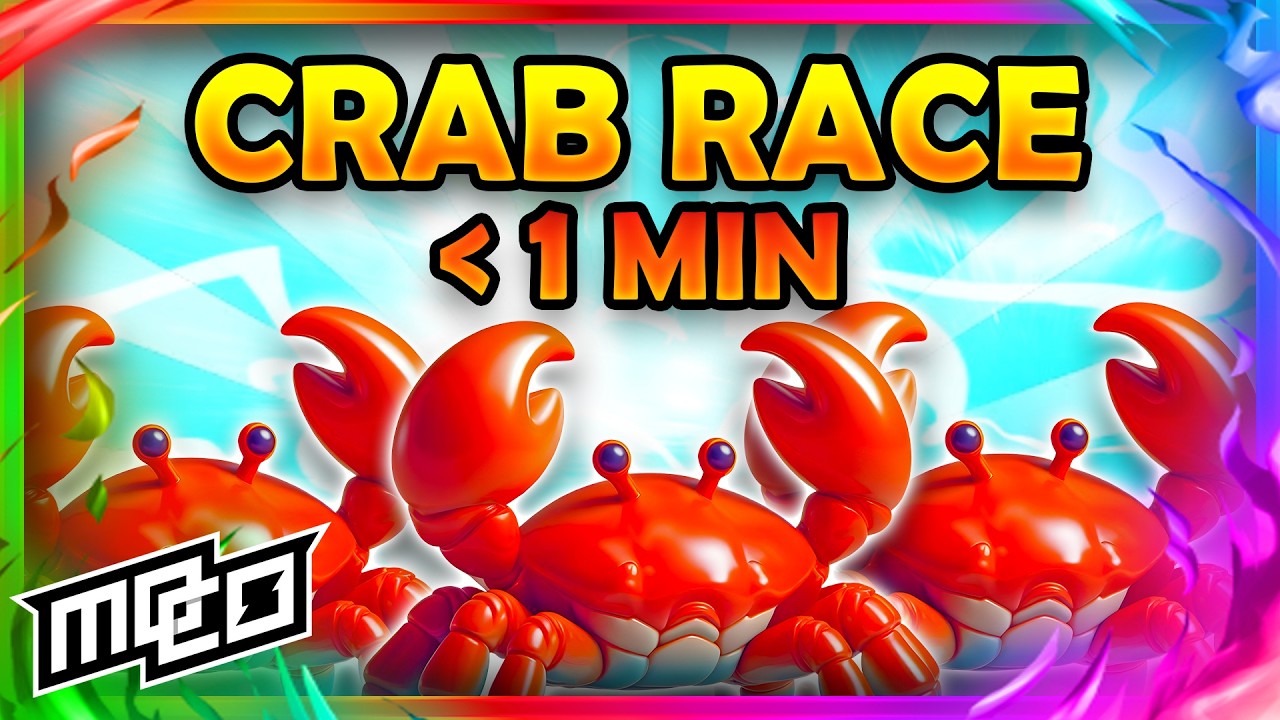 Crab Race In Under 1 Minute | MO.CO - YouTube