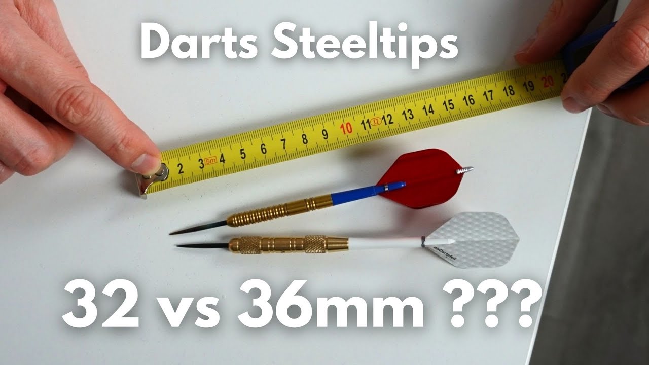 32 oder 36 mm Steeldart Spitzen | Vor- und Nachteile | myDartpfeilTV ...