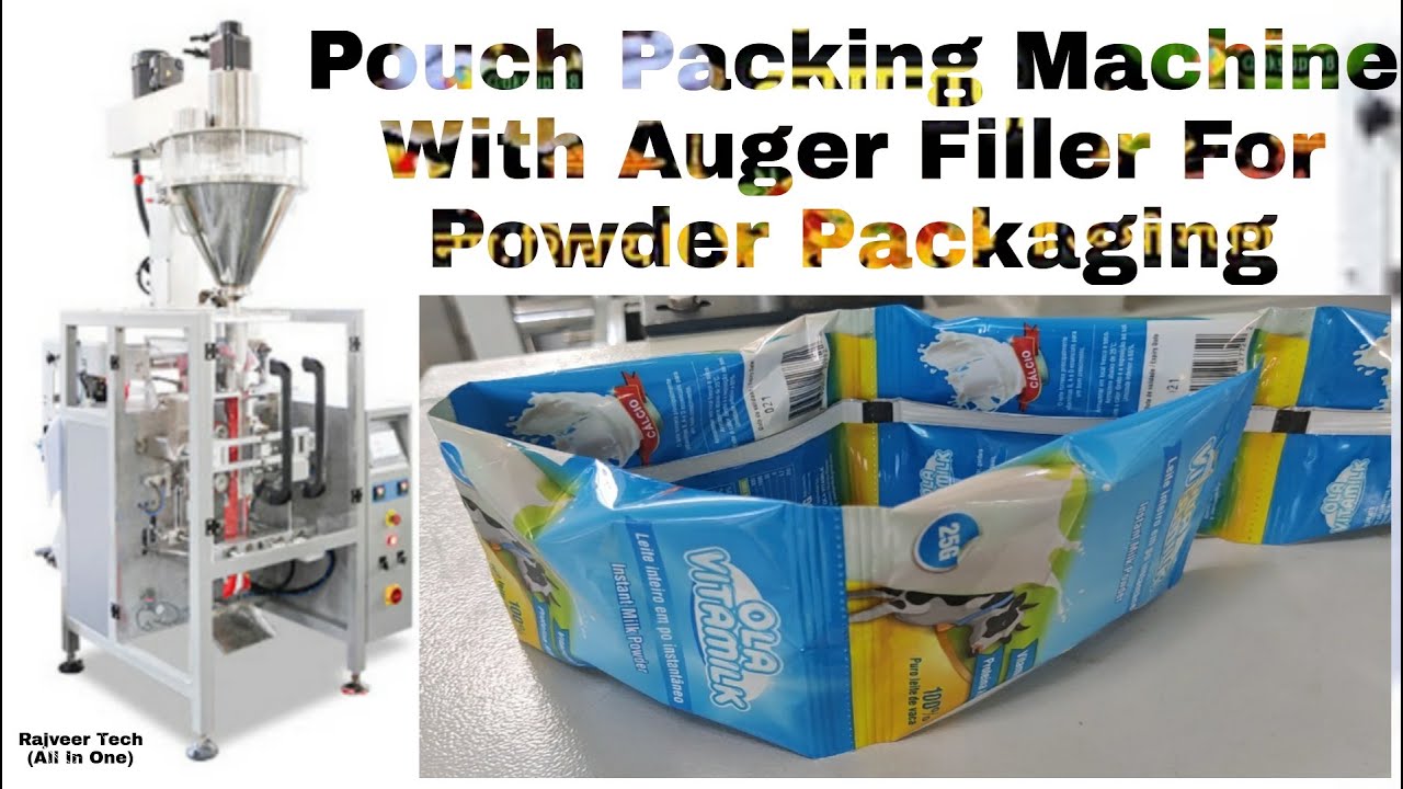 Pouch Packing Machine With Auger Filler For Powder Packaging ...