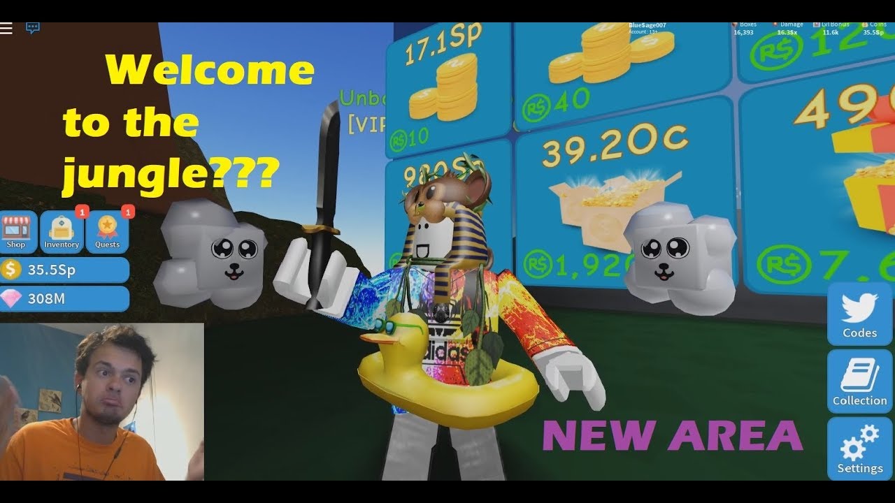 FIRST LOOK AT THE NEW JUNGLE AREA!!! Roblox Unboxing Simulator/ Will I ...