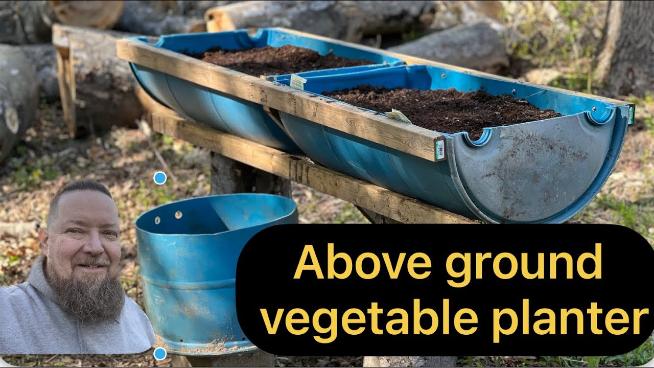 Above ground garden planters from barrels do it yourself - YouTube