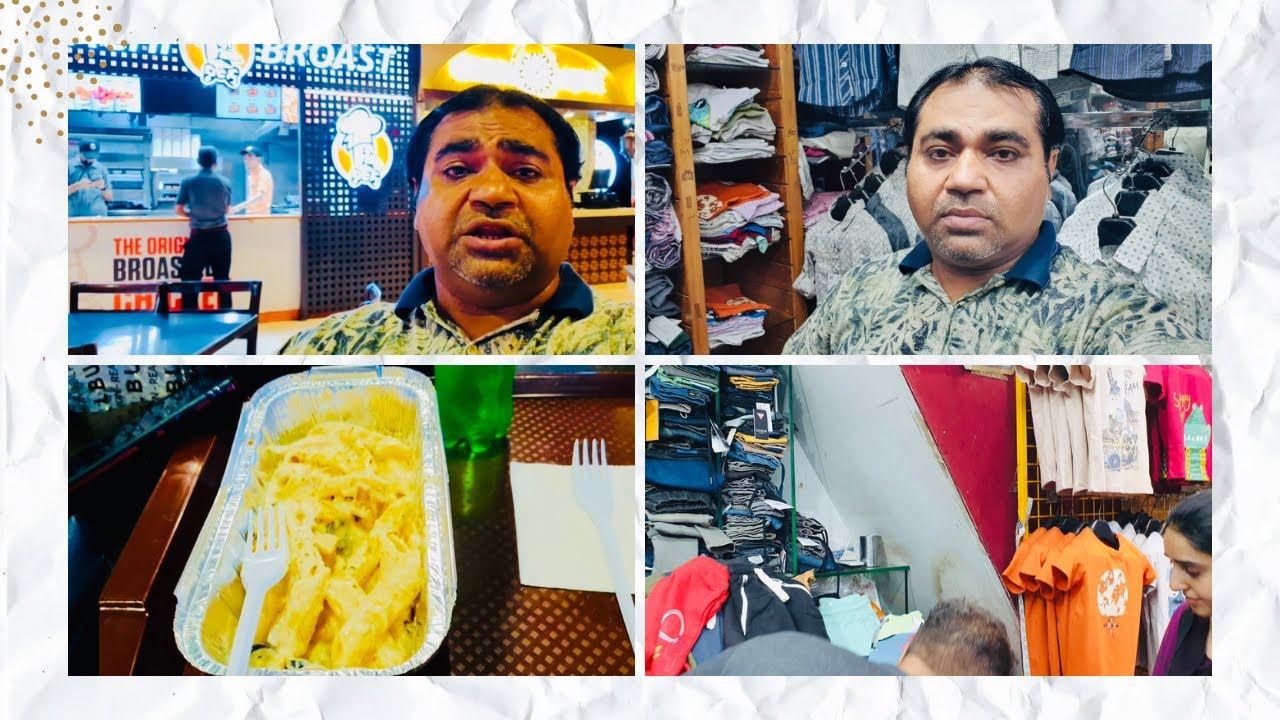 Saddar Rex centre sa ki shopping | dinner in mall | today is very hot ...