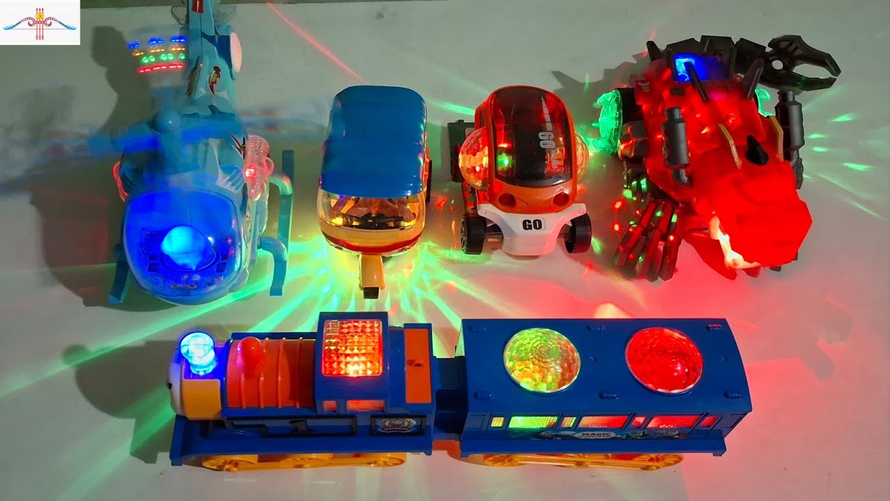 Victoria HELICOPTER And CHOOCHOO Train Unboxing, Testing/Auto Taxi/Spry ...