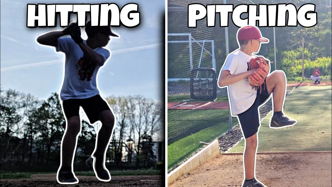 Pitching/Hitting IRL (comment down below things I should work on) - YouTube