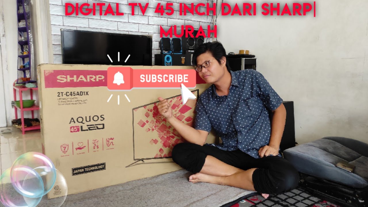 Review Tv Led Sharp 45 inch Type 2T-C45AD1X | Murah - YouTube