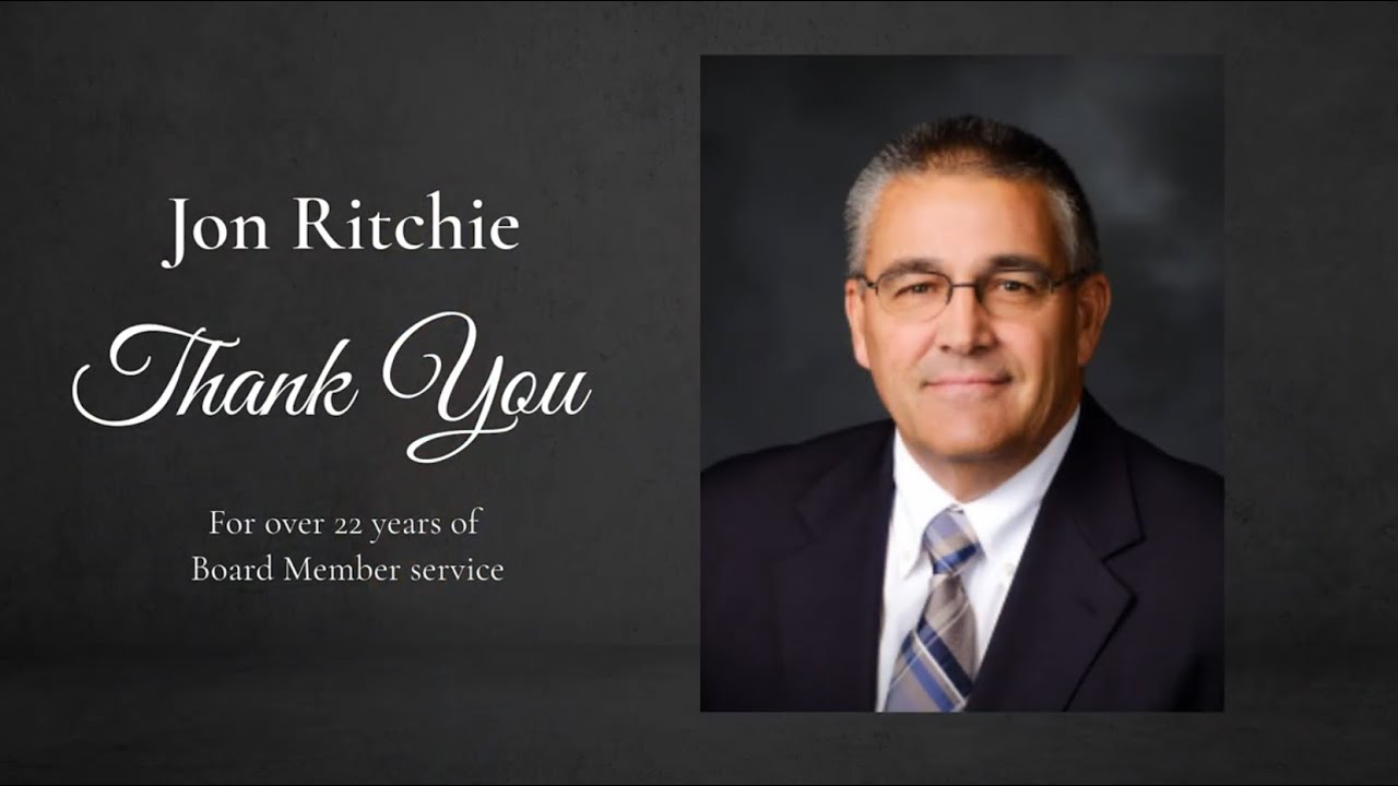 Honoring Jon Ritchie's Legacy: 22 Years of Dedicated Service on the ...